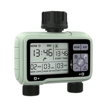 Temporizador de Irrigação Automática com 2 Saídas - Ajustável e de Alta ...