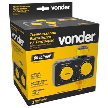 Temporizador De Irrigação Automático Programável Jardim Orta - Vonder ...