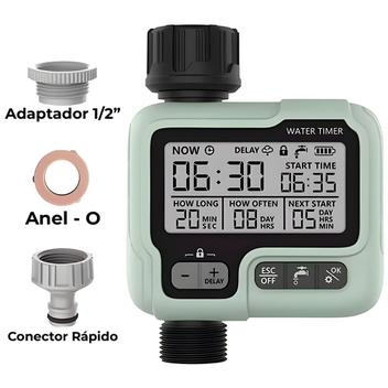 Temporizador de Irrigação Progamável, Automático, Para Hortas e Jardins ...