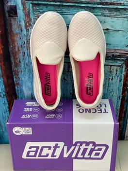 Tênis Actvitta Slip On Off White - Acvitta - Outros Moda e Acessórios ...