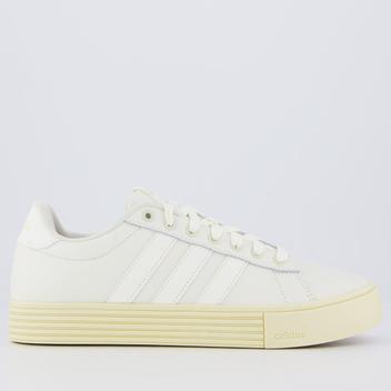 Tênis Adidas Daily 4.0 Branco e Bege - Tênis Feminino - Magazine Luiza