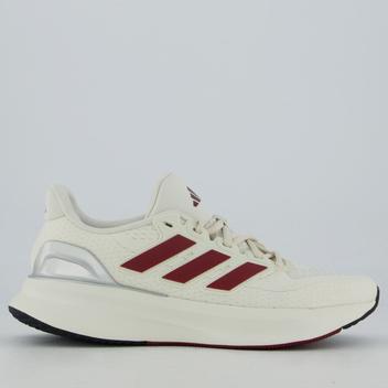 Tênis Adidas Ultrarun 5 Feminino Off White e Bordô - Tênis Esportivo ...