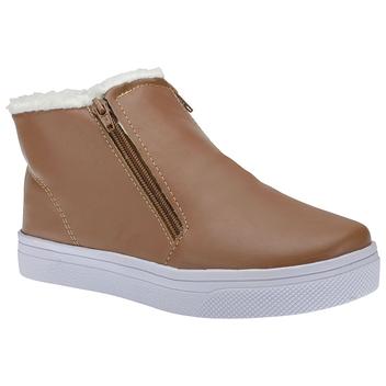 Tênis Botinha Feminino com pelo Forrada Tendência - Kokota Mania - Bota ...