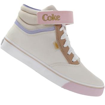 Tênis Coca Cola Mila 2.0 Off White Branco - Feminino - Coca-Cola ...