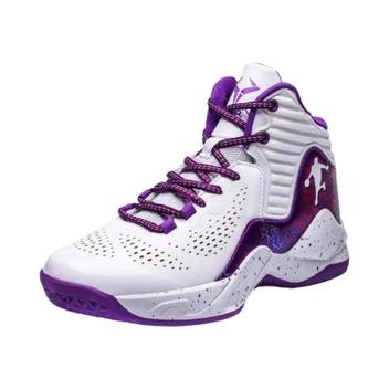 Tênis De Basquete Masculino De Cano Alto Roxo Respirável Tênis De ...