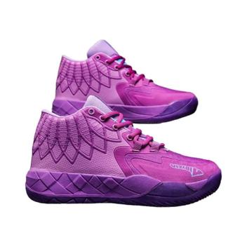 Tênis De Basquete Masculino Roxo De Cano Alto 2025 Moda Antiderrapante ...