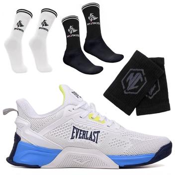 Tenis Everlast Cross Training + Munhequeira e Meias Fitness - Tênis ...