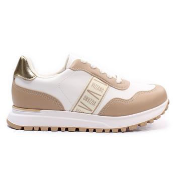 Tenis Feminino Vizzano Jogging Metalizado Branco Bege - Tênis Feminino ...