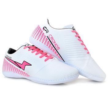Tenis Futsal Cronos Quadra lisa Masculino Feminino Sola Costurada ...