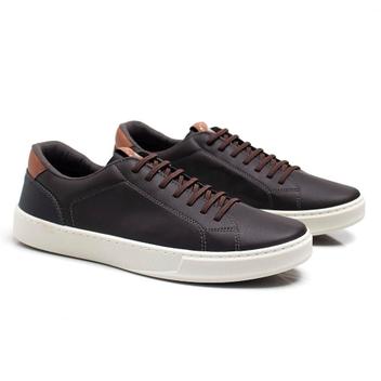 Tênis Masculino Casual Solado Reto Cadarço Moderno Clássico - Épico ...