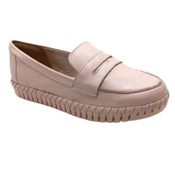 Tenis Mocassim Bottero Comfort Em Couro Rosa Pastel - Mocassim Feminino ...