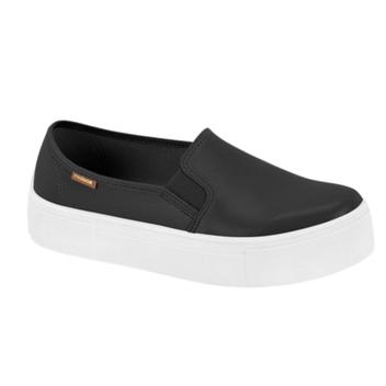 Tênis Moleca Feminino Slip On Flatform Sem Cadarço Baixo Mod Slipper