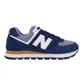 Tênis New Balance 574 Rugged Azul e Branco Masculino - Tênis Esportivo ...