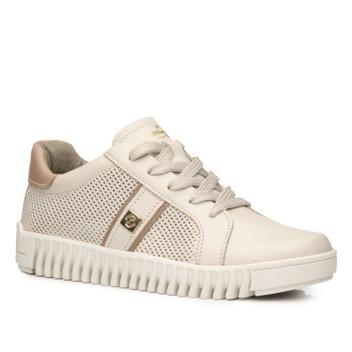 Tênis Pegada Feminino em Couro Off White 210509-02 - Tênis Feminino ...
