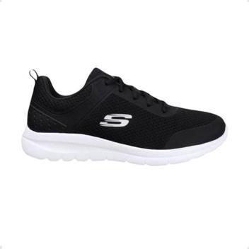 Tênis Running Feminino Bountiful Skechers Preto - Tênis Esportivo ...