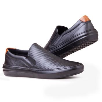 Tenis Sapatenis Masculino Casual Sport Em Couro e Palmilha em Gel ...