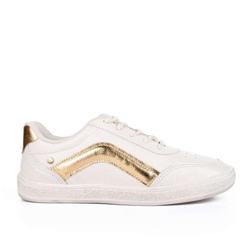 Tênis Tanara Casual em Couro - Feminino - Tênis Feminino - Magazine Luiza