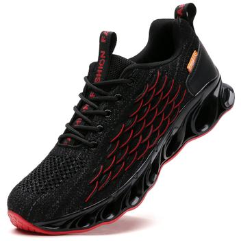 Tênis wanhee Athletic Running Tênis Masculinos Pretos Vermelhos 10.5 ...