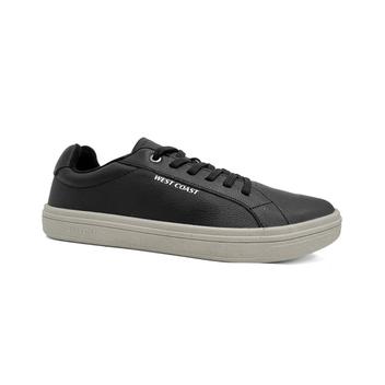 Tênis West Coast Casual Em Couro 313013 Preto - Sapatênis Masculino ...