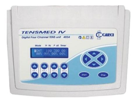 Tensmed Iv Tens Digital 04 Canais Fisioterapia Reabilitação - Carci ...