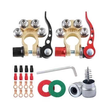 Terminais de Bateria de Carro 12V/24V - Liberação Rápida com Conectores ...