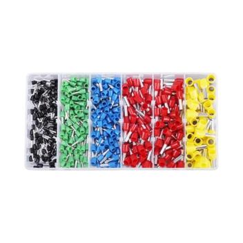 Terminais Tubulares Isolados De Crimpagem 400-2120PCS Conectores De ...