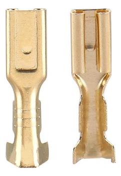 Terminal Fio 1.0/1.5mm Femea Com Trava 4.8mm Ete7030 Com 100 - Nevatto ...