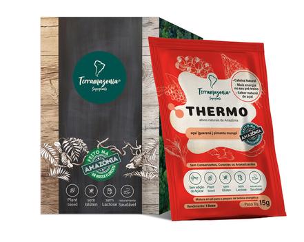 Termogênico Thermo Pré Treino Natural Sabor Açaí - 10 sachês ...