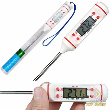 Termômetro Culinário Digital Espeto Alimento Cozinha - CONTEC - Termômetro Culinário - Magazine ...