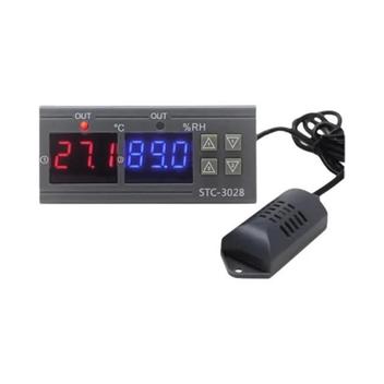 Termostato Digital STC-3028 - Controle de Temperatura e Umidade (110V/220V/12V) - Controlador de ...