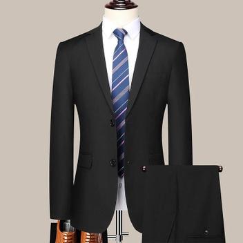 Terno Masculino Slim Fit De Dois Botões Estilo Coreano Para Casamento ...