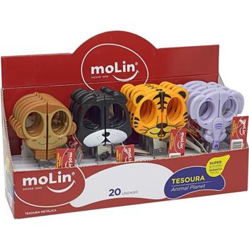 Tesoura Animal Planet 4 Modelos Metálica - Display com 20 Unidades ...