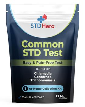 Teste de DST Better Life Science STD Hero em casa: clamídia, gonorréia ...