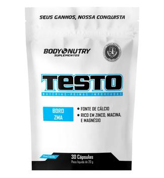 Testo 30 capsulas refil Vitaminas e Minerais com Boro - Body Nutry ...