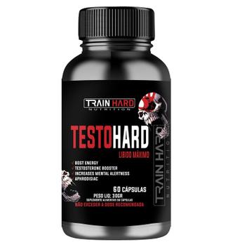 Testo Hard Lbd0 Máximo 60cps - Train Hard Nutrition - Massa Muscular ...