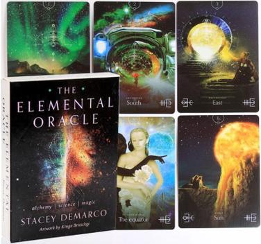 The Elemental Oracle Deck Oráculo De Alquimia Ciências e Magia Baralho ...