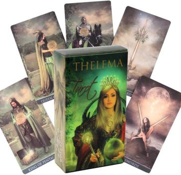 Thelema Tarot Deck Tarô Thelema Baralho de Cartas de Oráculo - Tarô ...