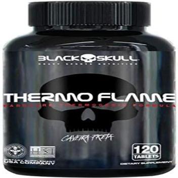 Thermo Flame Black Skull 120 Caps - Termogênico - Magazine Luiza