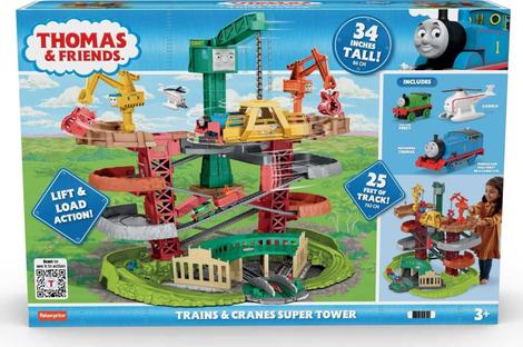 Thomas e Seus Amigos Super Torre GXH09 Mattel - Pistas de Brinquedo ...