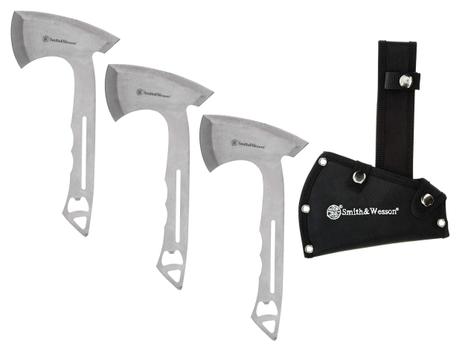 Throwing Axes Smith & Wesson Hawkeye Full Tang 25,4 cm, pacote com 3 ...