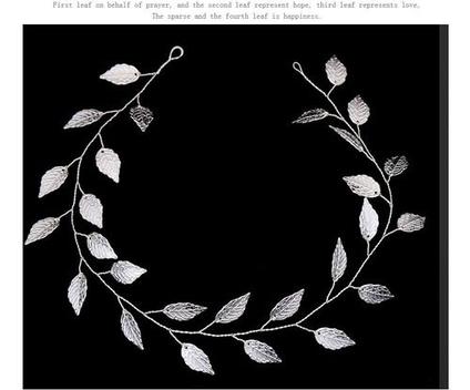 Tiara Arranjo Enfeite Cabelo Noiva Dourado Prata Folha Grega - De ...