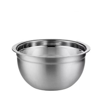 Tigela Bowl Aço Inox 22 Cm Fundo Multiuso Profissional - Nicobem ...