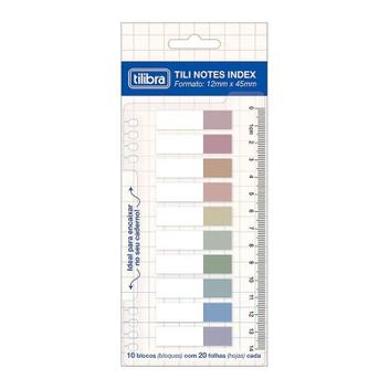 Tili Notes Index Anote e Cole 12x45mm com 10 Blocos - Tilibra ...