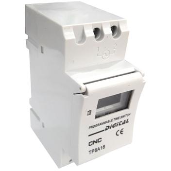 Timer 220v TP8A16 16A 1 Min - 168 Horas - CNC - Temporizador de Tomada ...