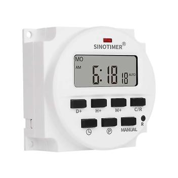 Timer Relé Programável Digital - 220v - Tm618h-2 - Sinotimer - Timer de ...