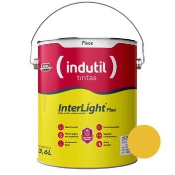 Tinta Acrílica Emborrachada Indutil Interlight Piso - Amarelo - Tinta ...