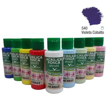 Tinta Acrílica Fosca 60 Ml Acrilex - Tinta Acrílica - Magazine Luiza