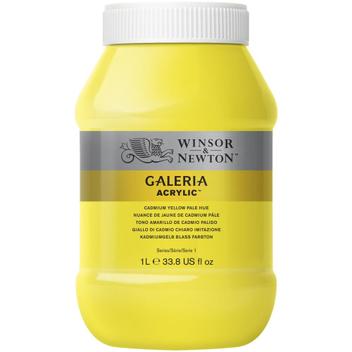 Tinta Acrílica Galeria 1l Cad Yellow Pale Hue Winsor Newton - Winsor ...