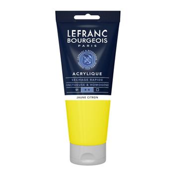 Tinta Acrílica Lefranc & Bourgeois 200ml 169 Lemon Yellow - Pintura ...