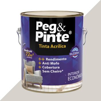 Tinta Acrílica para Parede Peg e Pinte 3,6L Eucatex - Tinta para Parede ...